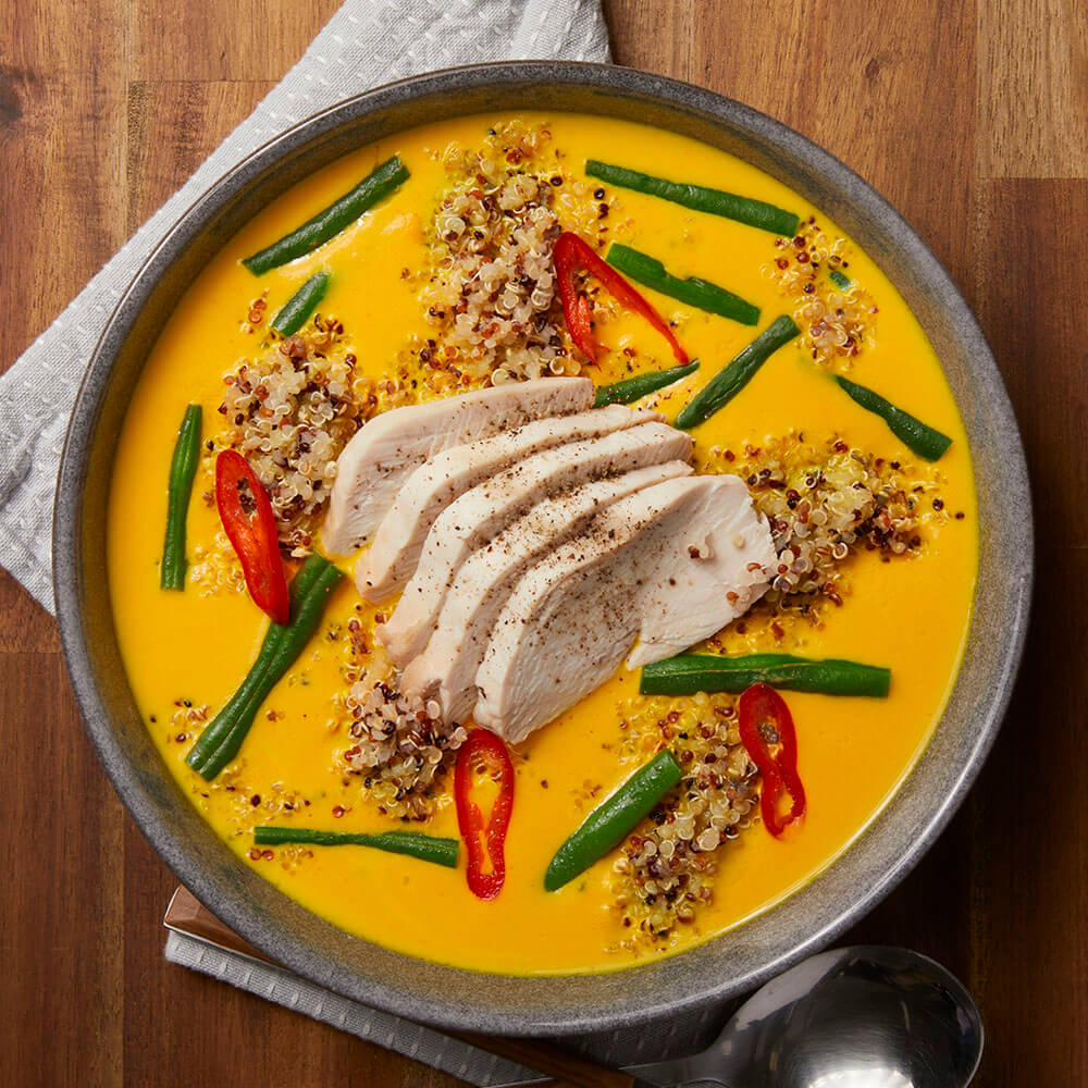 Thai Yellow Chicken Curry with Quinoa – MACROS